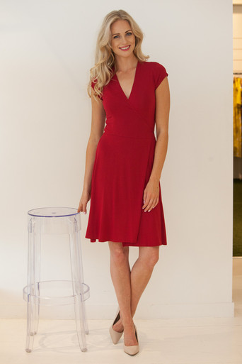 Tabasco Wrap Dress | REB-1403-T | Rebecca Ruby | birdsnest Australia