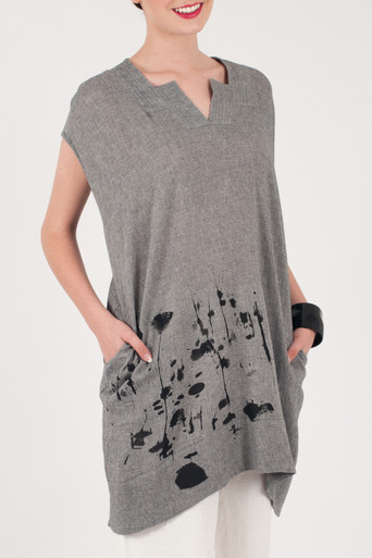 Tunic Dress With Screen Print | JHA-DT-4 | jham | birdsnest Australia