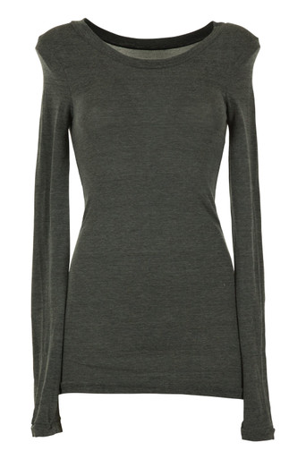 Round Neck Long Sleeve Top | Metalicus | birdsnest Australia