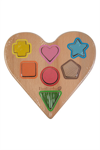 Heart Shape Sorter | EVE-EE33501 | EverEarth | birdsnest Australia