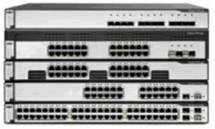 Cisco Catalyst 3750-24FS-S with 24 100BASE-FX Ethernet ports and two ...