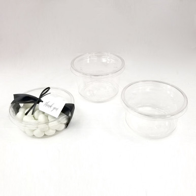 Clear Round Containers
