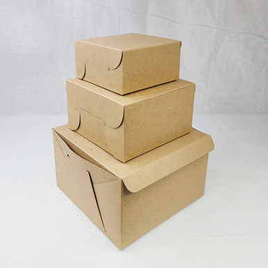 Bakery Boxes without Window - Kraft