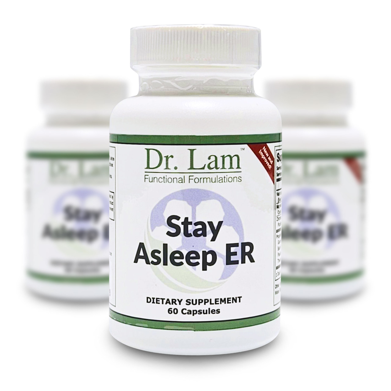 Stay Asleep ER by Dr Lam - 60 Capsules - 1 Bottle