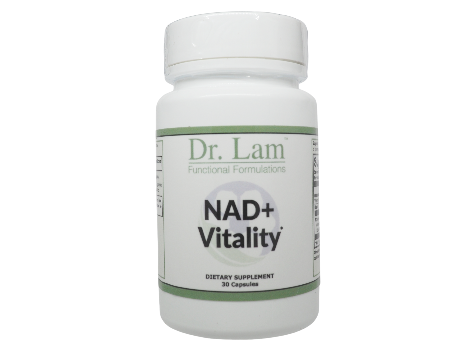 NAD + Vitality by Dr. Lam - 30 Capsules - 1 Bottle