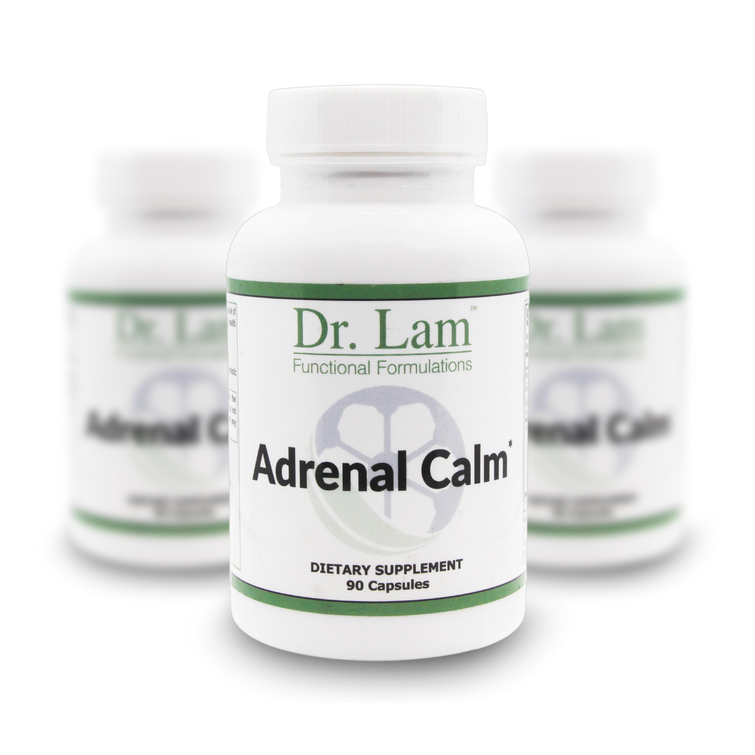 Adrenal Calm by Dr. Lam (New Formula) - 90 Capsules - 1 Bottle