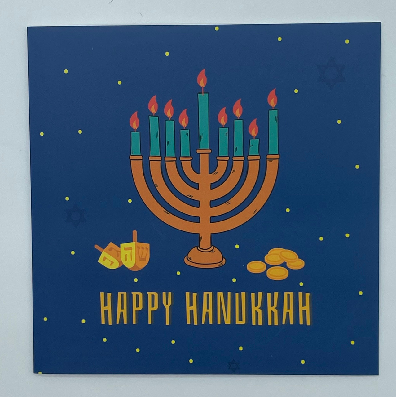 Happy Hanukkah Menorah - Kori Ann Designs