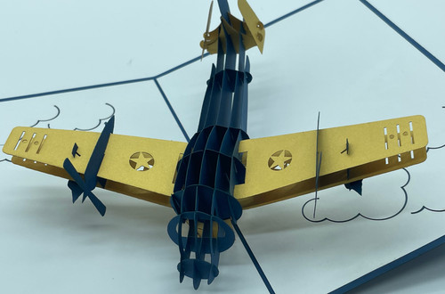 Biplane Airplane - Kori Ann Designs