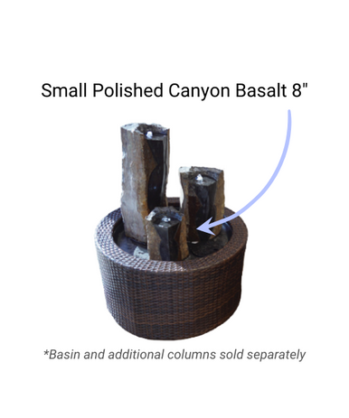 Small Polished Canyon Basalt 8" - Anjon Manufacturing