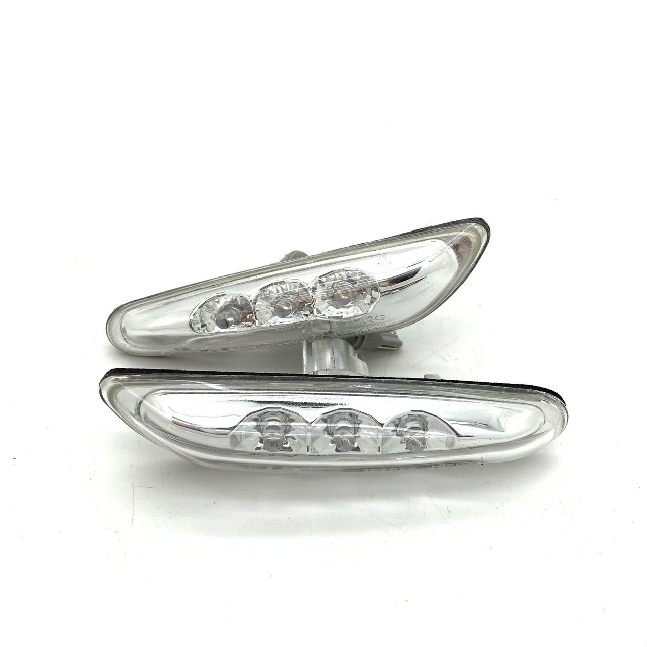 Pair LED chrome Marker Light Side Repeaters Fits BMW E90 E91 E92 E93 E60 E87 - Car Mod Shop Ltd