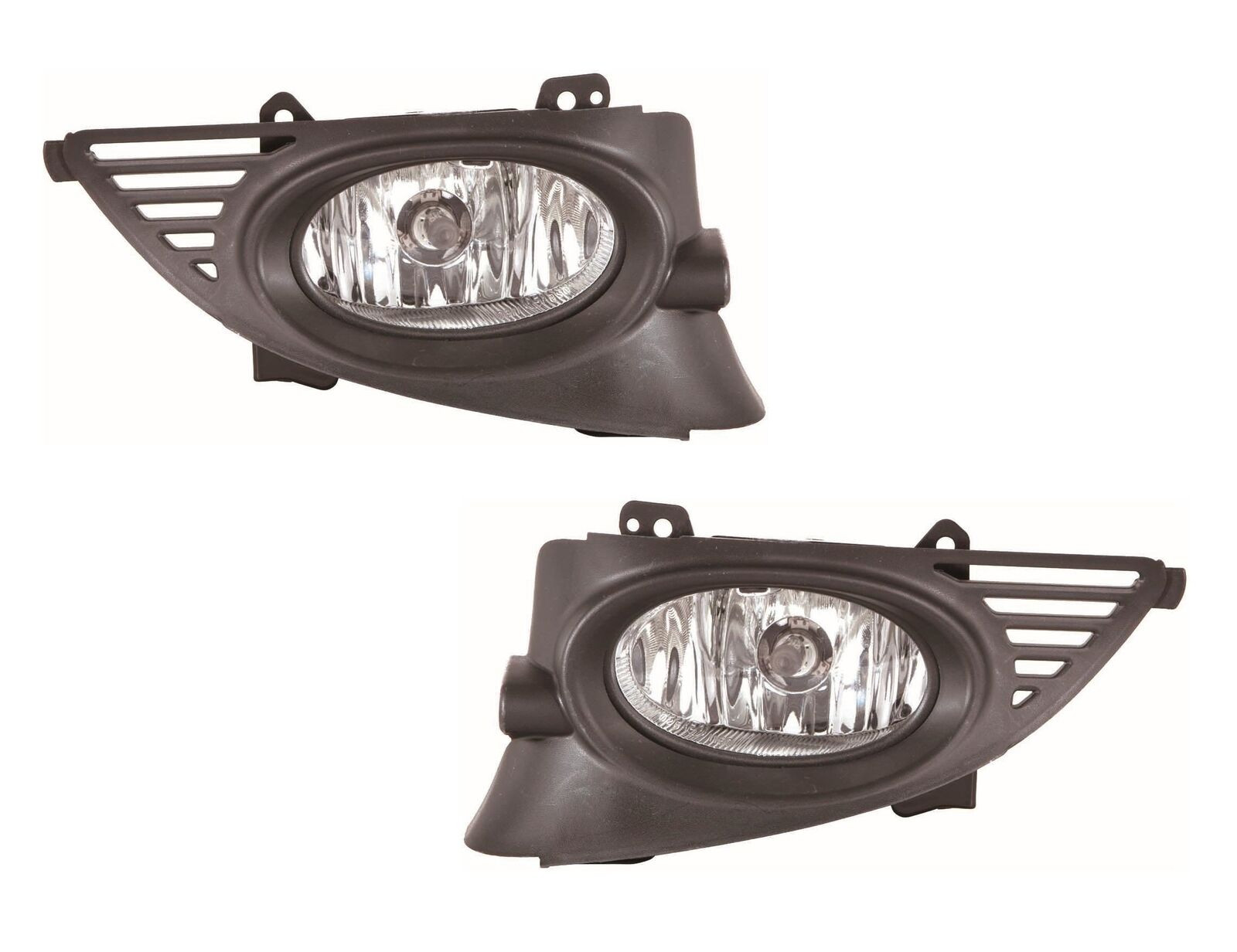 For Honda Civic Mk7 Type S 7/2001-2/2006 Fog Lights & Fog Surrounds ...