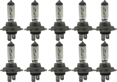 10 x 24v H7 499a halogen bulbs 70w e-marked PX26d Truck HGV Coach trade ...