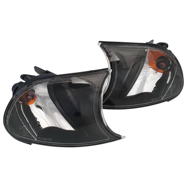 Clear Black Front Indicators for BMW E46 Coupe Cabrio 1999â€“2001 â ...