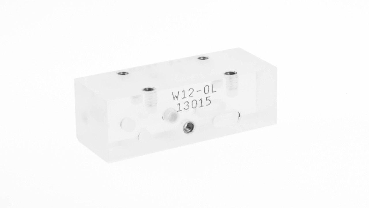 Wedge, Type 12 , 00 Degree Longitudinal Wave, rexolite 1422 , Curved ...