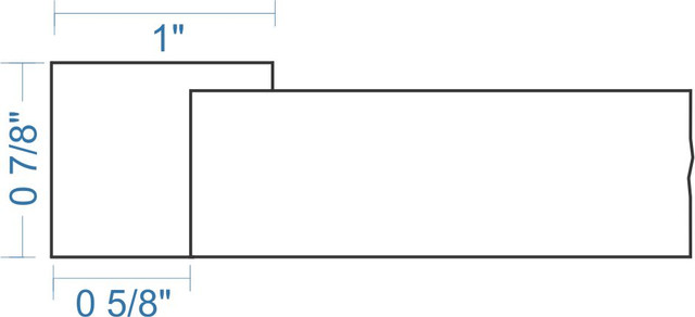 Slim Shaker Cabinet Door - Custom Sizing