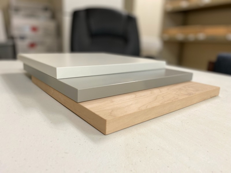 Edge Banded Slab Sample Door