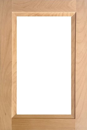 Benson Glass Cabinet Door – Raised Beveled Frame