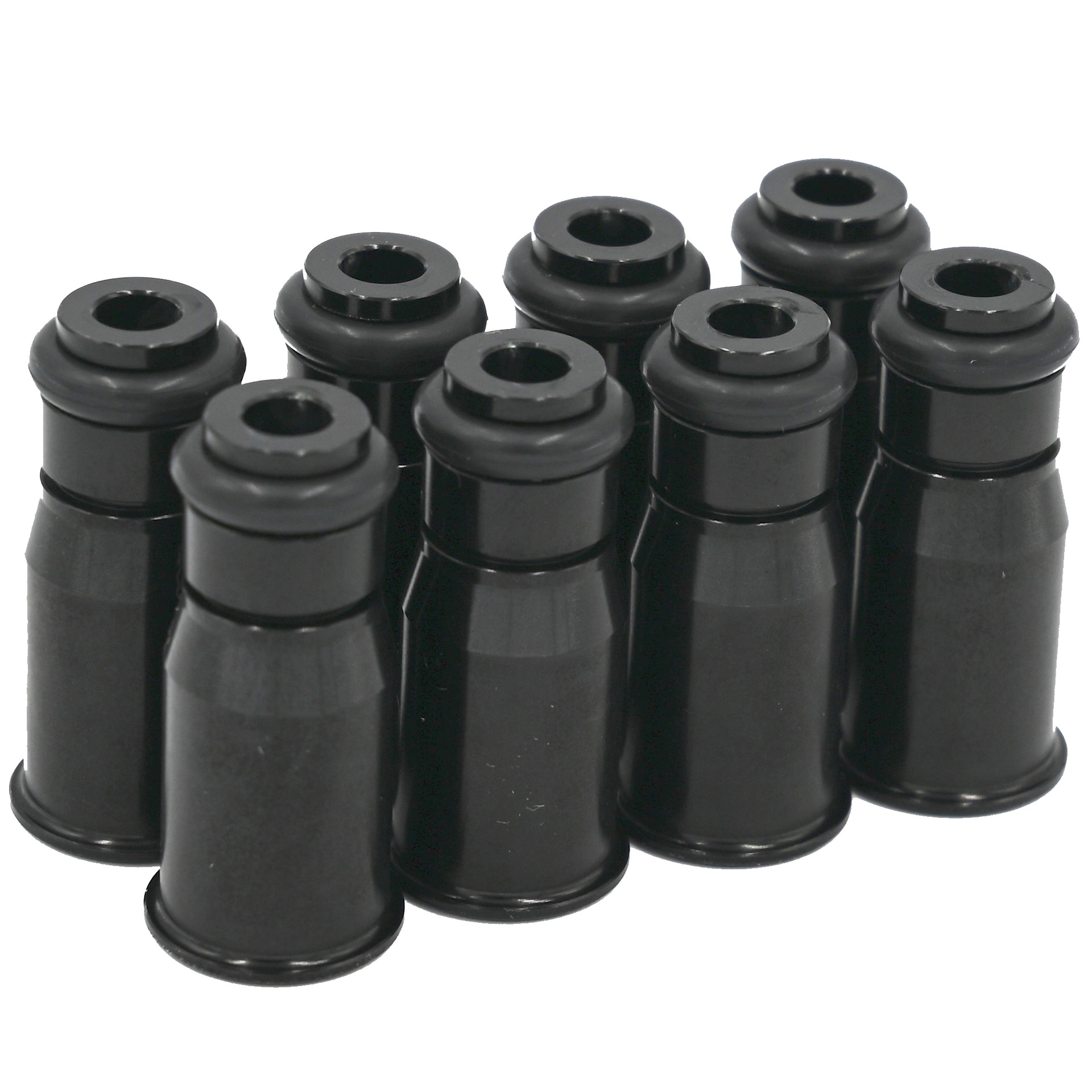 Black 1.06" 14mm Fuel Injector Spacer Adapter LS3 LS7 Bosch 210 ...