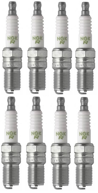 NGK BR7EF #3346 Spark Plugs - Set of 8 Nickel Copper Plugs for LS ...
