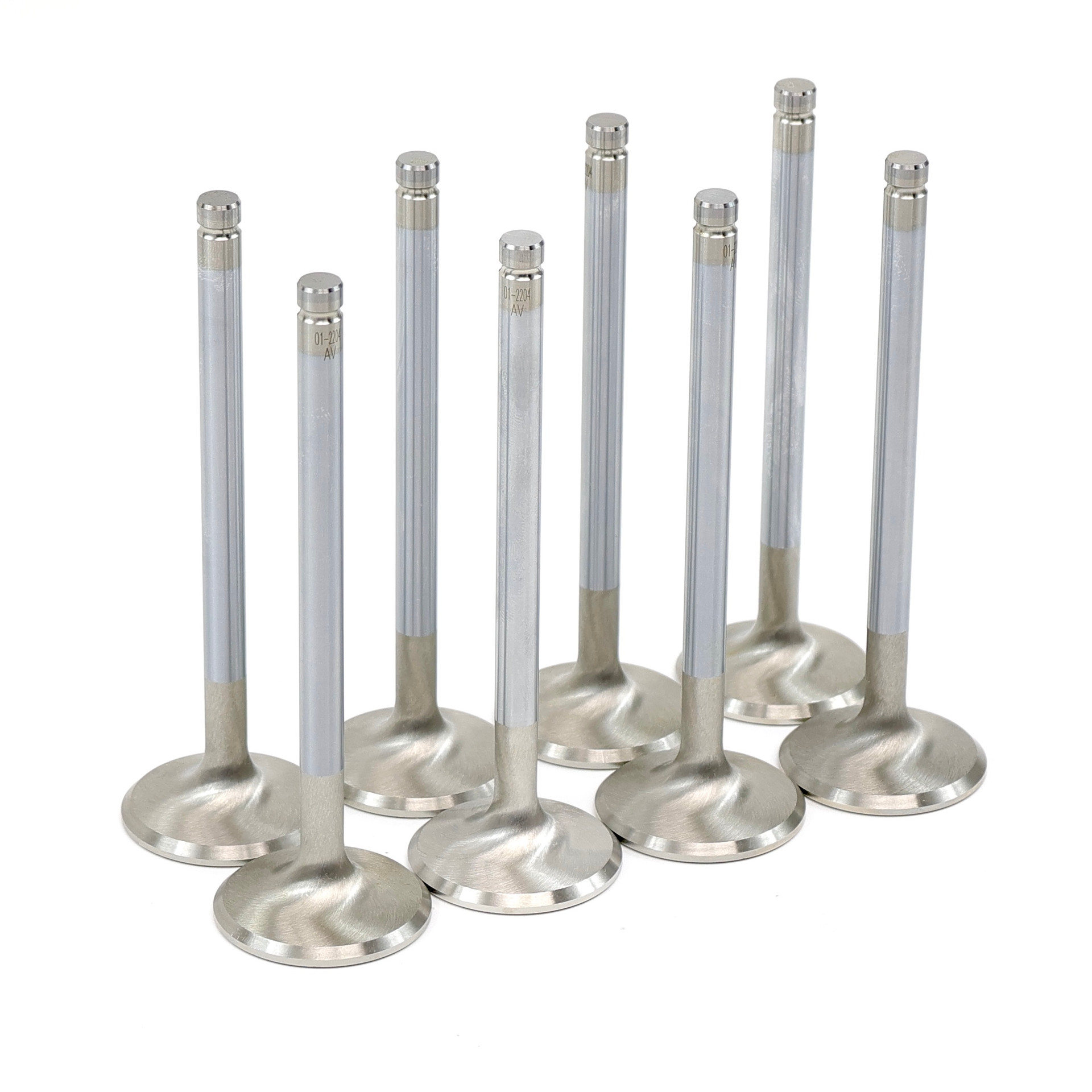 1.550" Stainless Exhaust Valves for LS Cathedral Port Heads – LS1 LS2 ...