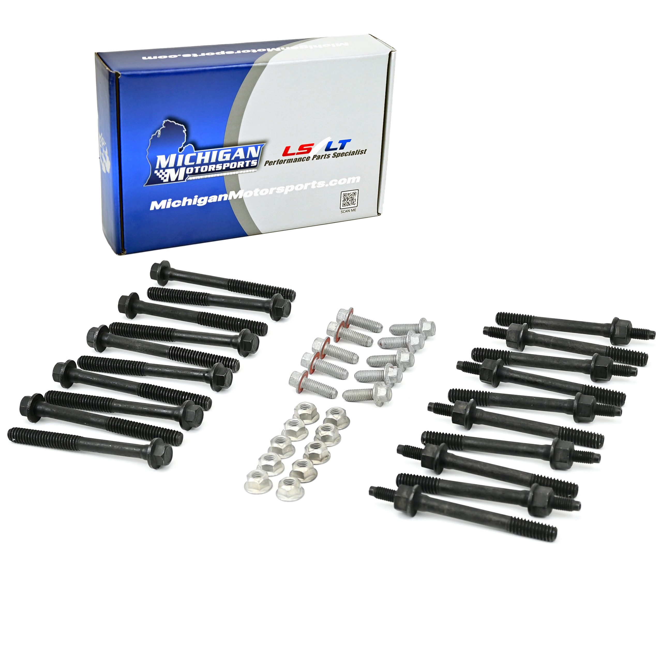 Michigan Motorsports LS Main Bolt Kit | Fits 1997–2013 LS Engines