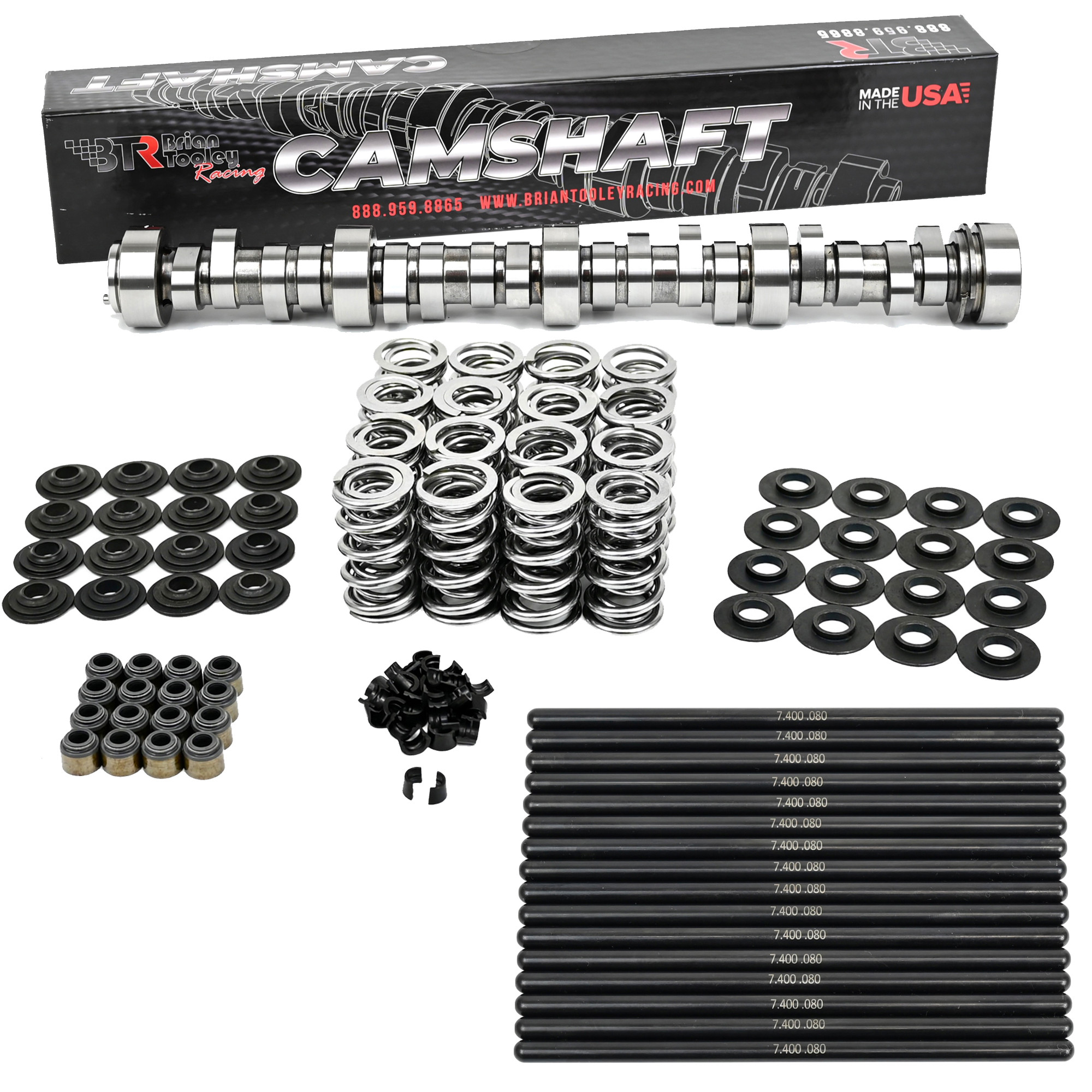 Brian Tooley LS1 Stage 4 NA Cam V2 LS2 LS6 5.7L 6.0L BTR Camshaft Kit ...