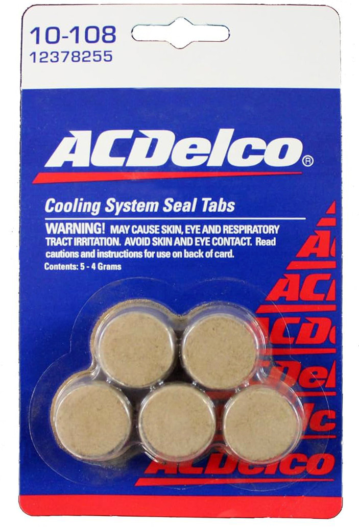 Genuine GM AC Delco Cooling System Tabs - 5 Tablet Pack 12378255 10-108 ...
