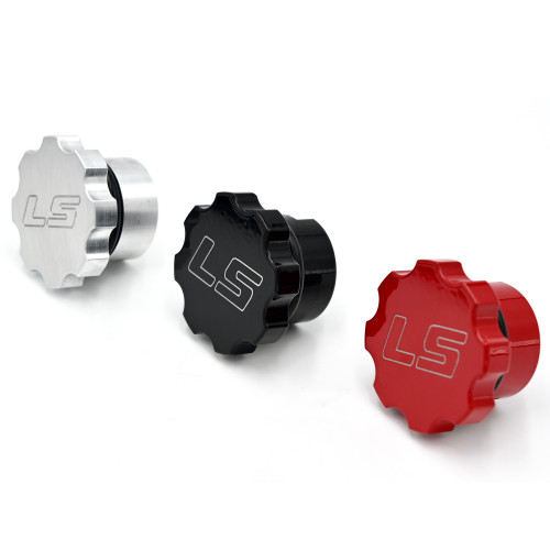 LS Oil Fill Cap CNC Machined Billet Aluminum Choose Silver Black or Red ...