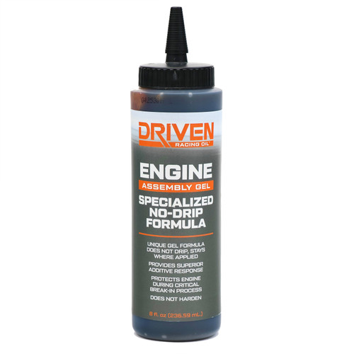 Driven Racing Oil Engine Assembly Gel | 8 oz No-Drip Zinc & Moly Formula