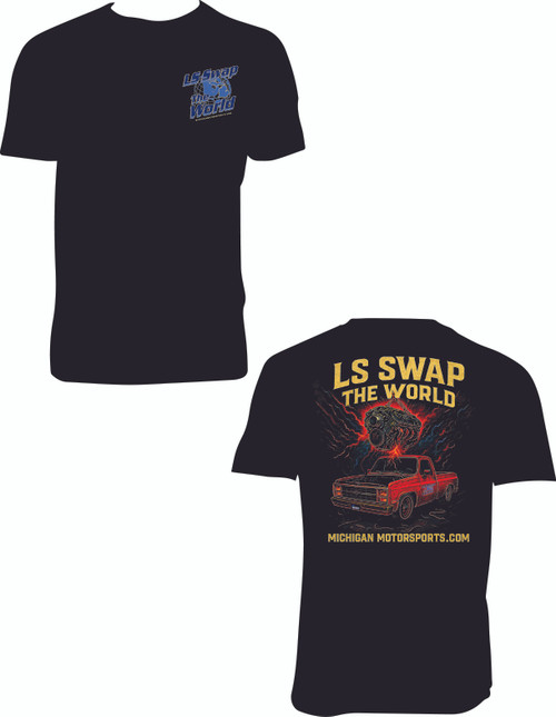 LS Swap the World T-Shirt – Michigan Motorsports