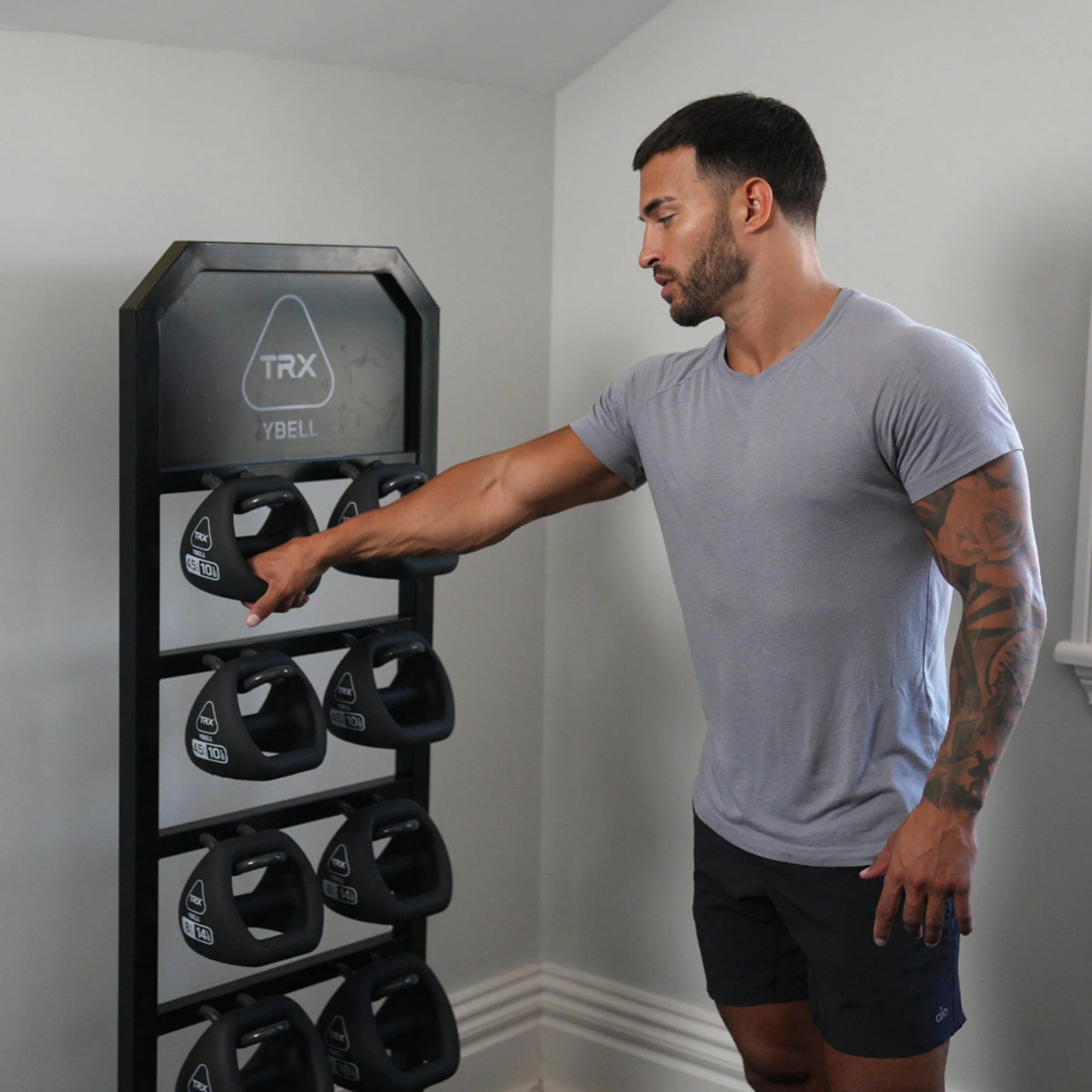 TRX YBell Single Vertical Rack Compact Storage