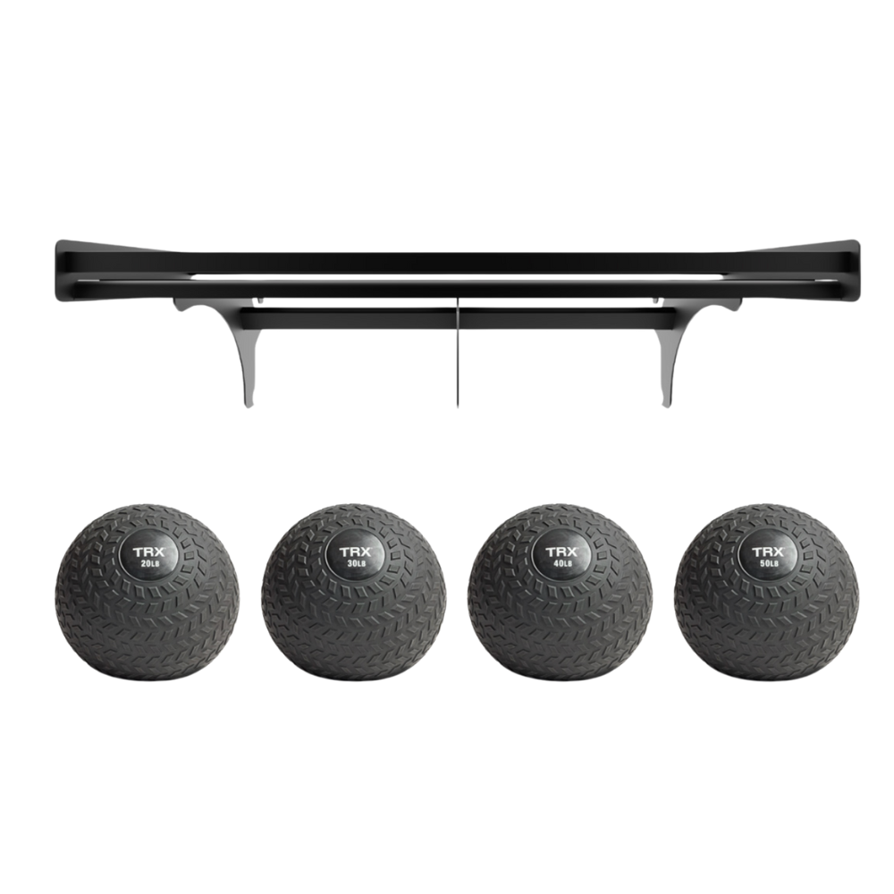 TRX Slam Ball Shelf Bundle | Organized High-Impact Conditioning