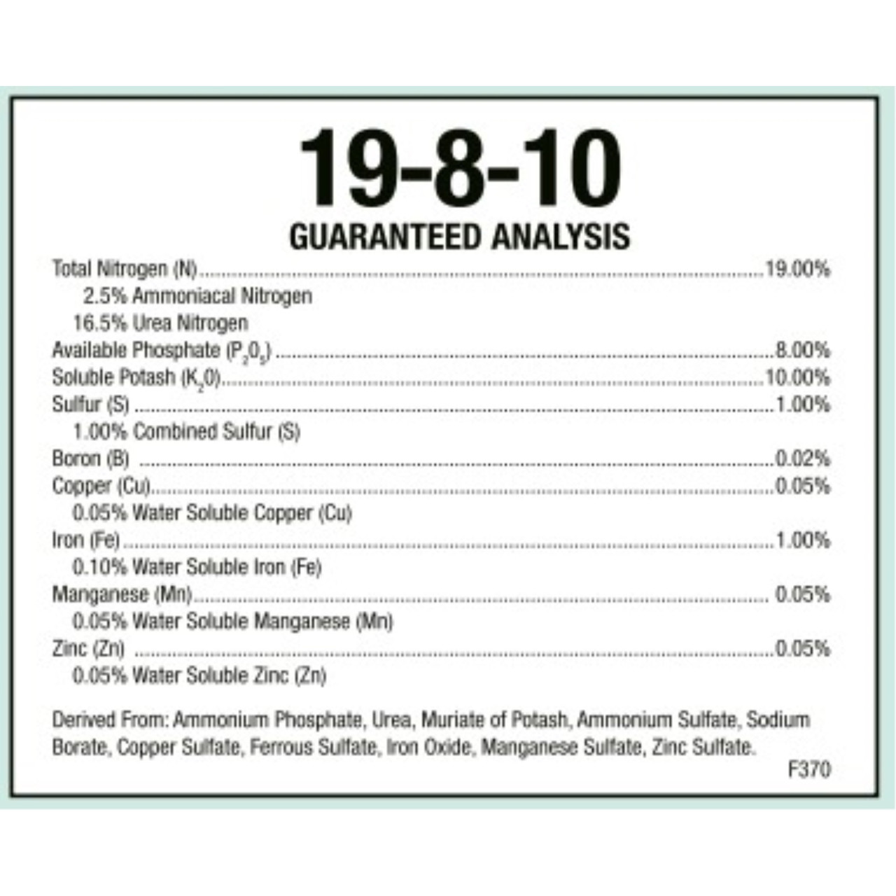 VPG Fertilome Tree and Shrub Food Outdoor Fertilizer, 19-8-10 - Esbenshades