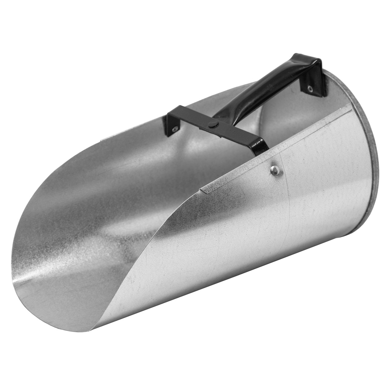 FARM-TUFF Galvanized Metal Poultry Feed Scoop with Enclosed Handle for ...