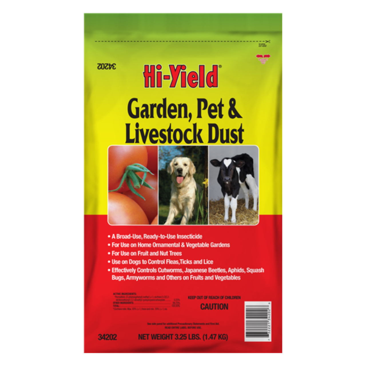 Hi-Yield Garden, Pet and Livestock Dust Granules, 3.25lb - Esbenshades