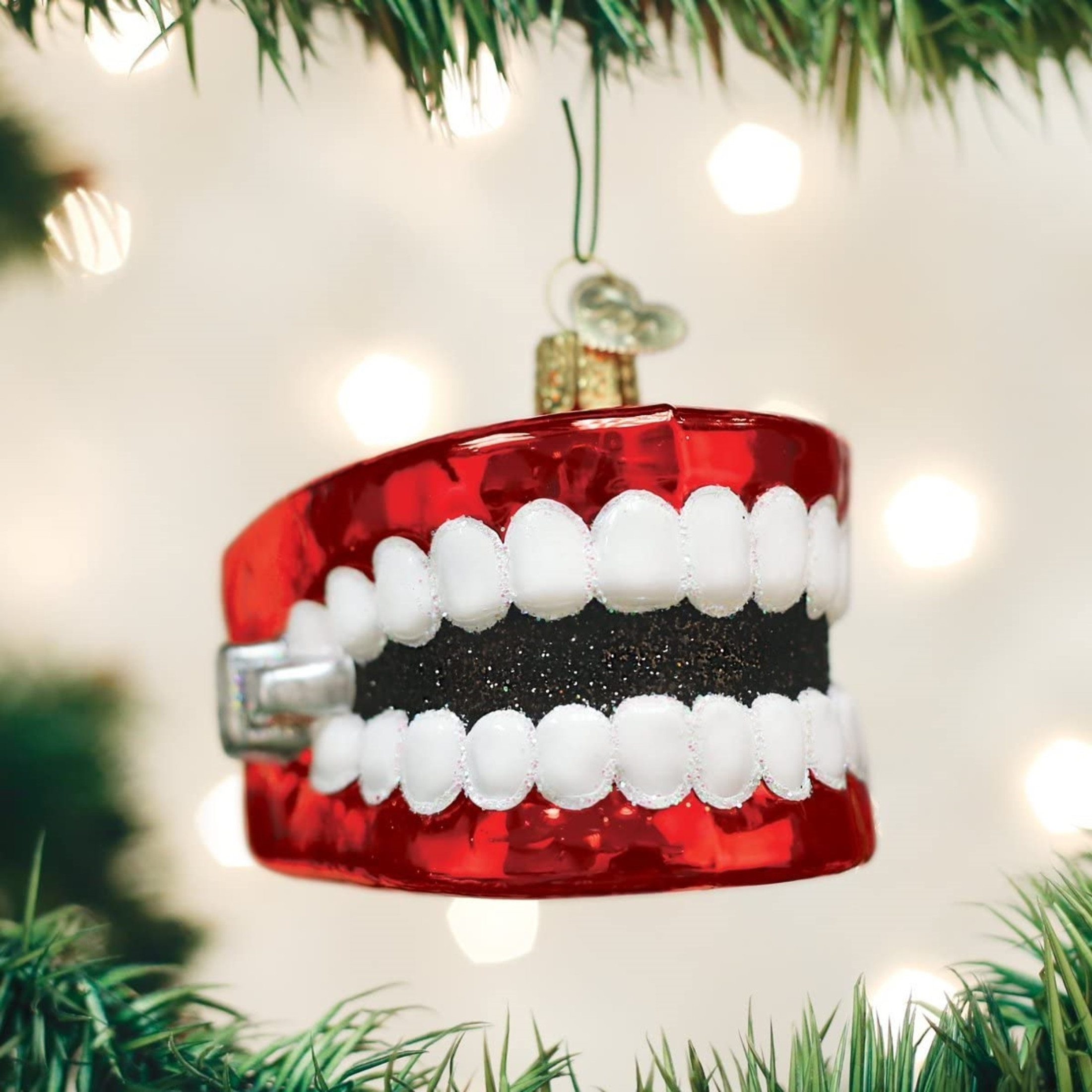 Glass tooth ornament store