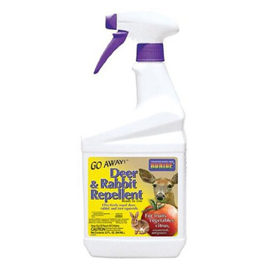 Bonide Garden Naturals Go Away Deer & Rabbit Repellent RTU, 32oz ...
