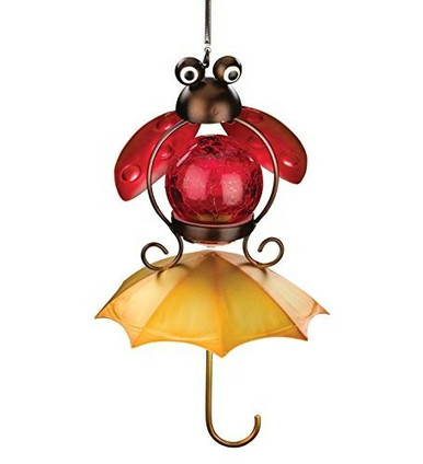 Regal Umbrella Solar Lantern in Ladybug - Esbenshades