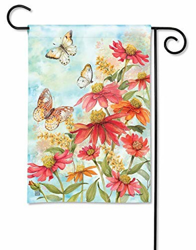 BreezeArt Studio M Summer Zinnias Decorative Garden Flag Premium ...