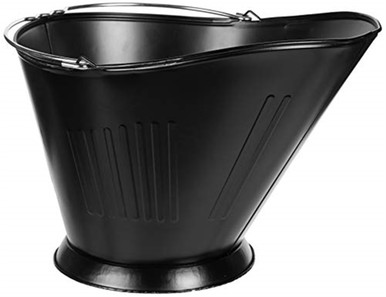 Panacea Products Black Powder Coated Steel Ash Bucket - Esbenshades