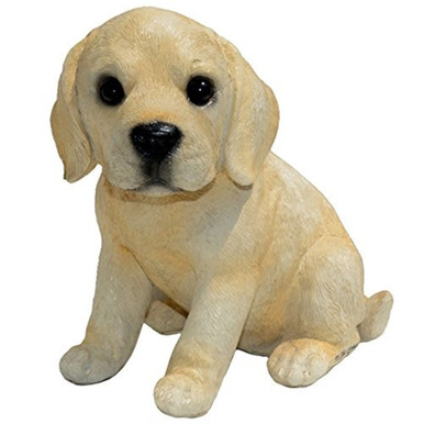 Michael Carr Designs Yellow Labrador Puppy Statue, 8" - Esbenshades