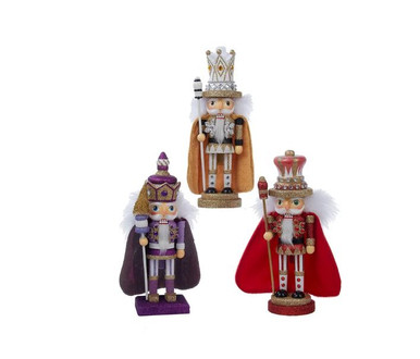 Kurt Adler Hollywood Three Kings Nutcrackers, Assorted 10" - Esbenshades