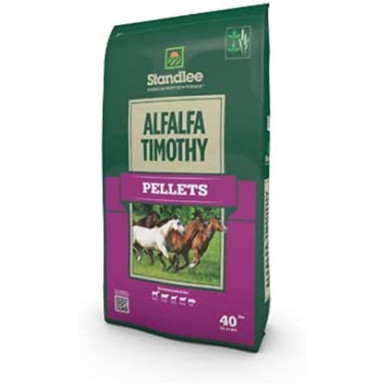 Standlee Hay Company Premium Alfalfa/Timothy Pellets Forage, 40 lb Bag ...