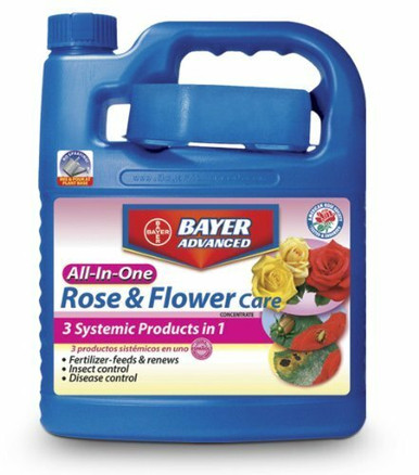 Bayer Advanced All-In-One Rose and Flower Care Concentrate, 0.5-Gallon ...