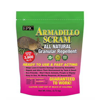 EPIC Armadillo Scram All Natural Ready To Use Outdoor Granular Animal ...