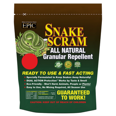 EPIC Snake Scram All Natural Ready To Use Outdoor Granular Animal ...