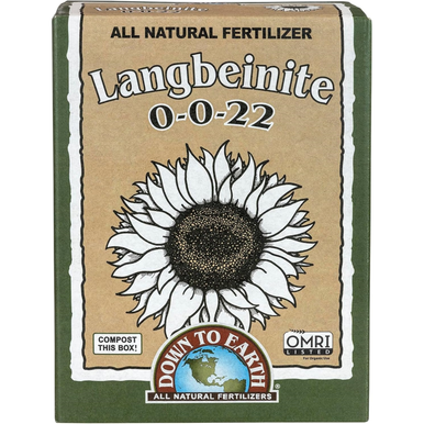 Down To Earth Organic Langbeinite 0-0-22 All-Natural Fertilizer Mix ...