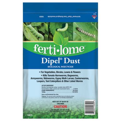 Fertilome Dipel Dust Biological Insecticide for Vegetables, Shrubs ...