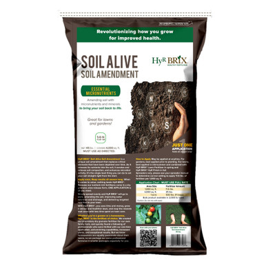 HyR BRIX Soil Alive 5-8-14 Soil Amendment with Calcium & Sulfur, 45lb ...
