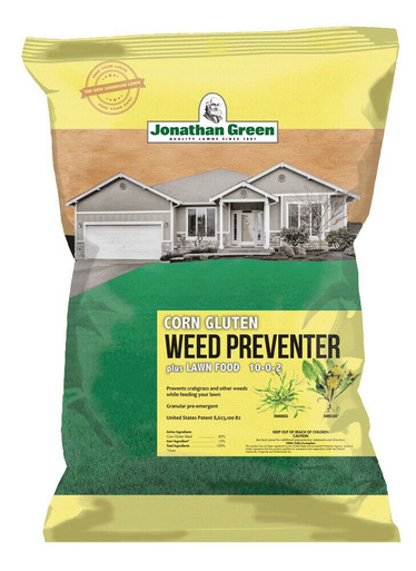 Jonathan Green Organic Corn Gluten Weed Preventer Plus Lawn Food, 2,500 ...